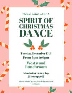 Middle School Christmas Dance -Click here for more info | Westwood Schools